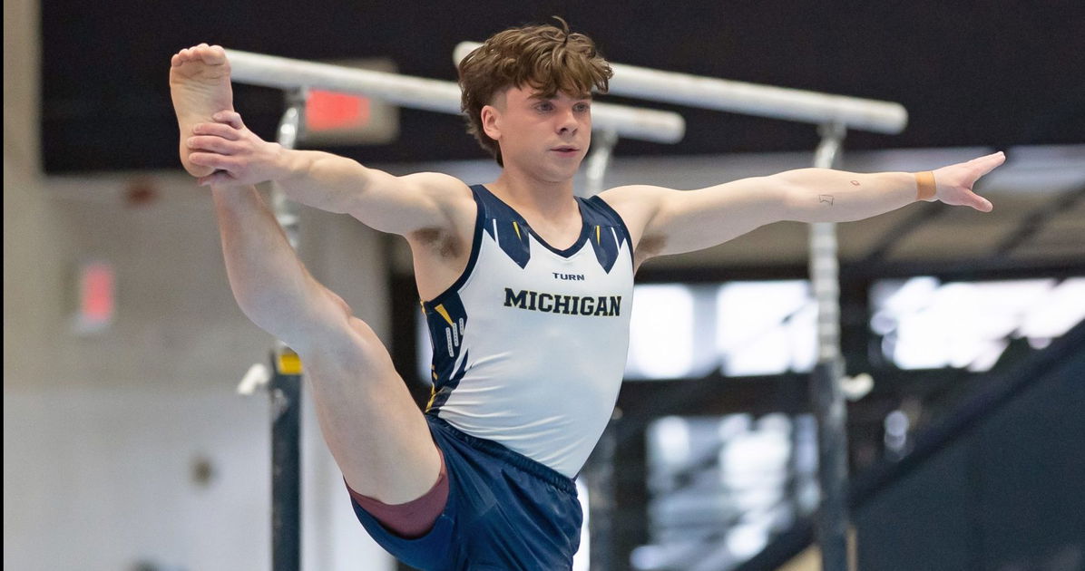 Gay Michigan gymnast Charlie Larson cleans up with consecutive Gymnast ...
