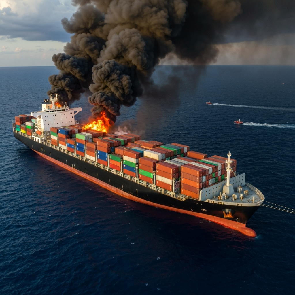 Houthis attack massive cargo ship in Red Sea