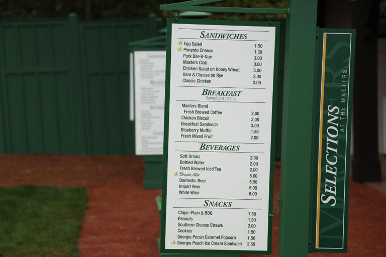 Augusta National turns heads with new food item for the Masters this year