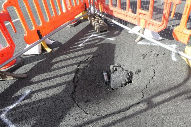Collapsed sewer shuts busy bus stops on Southampton high street