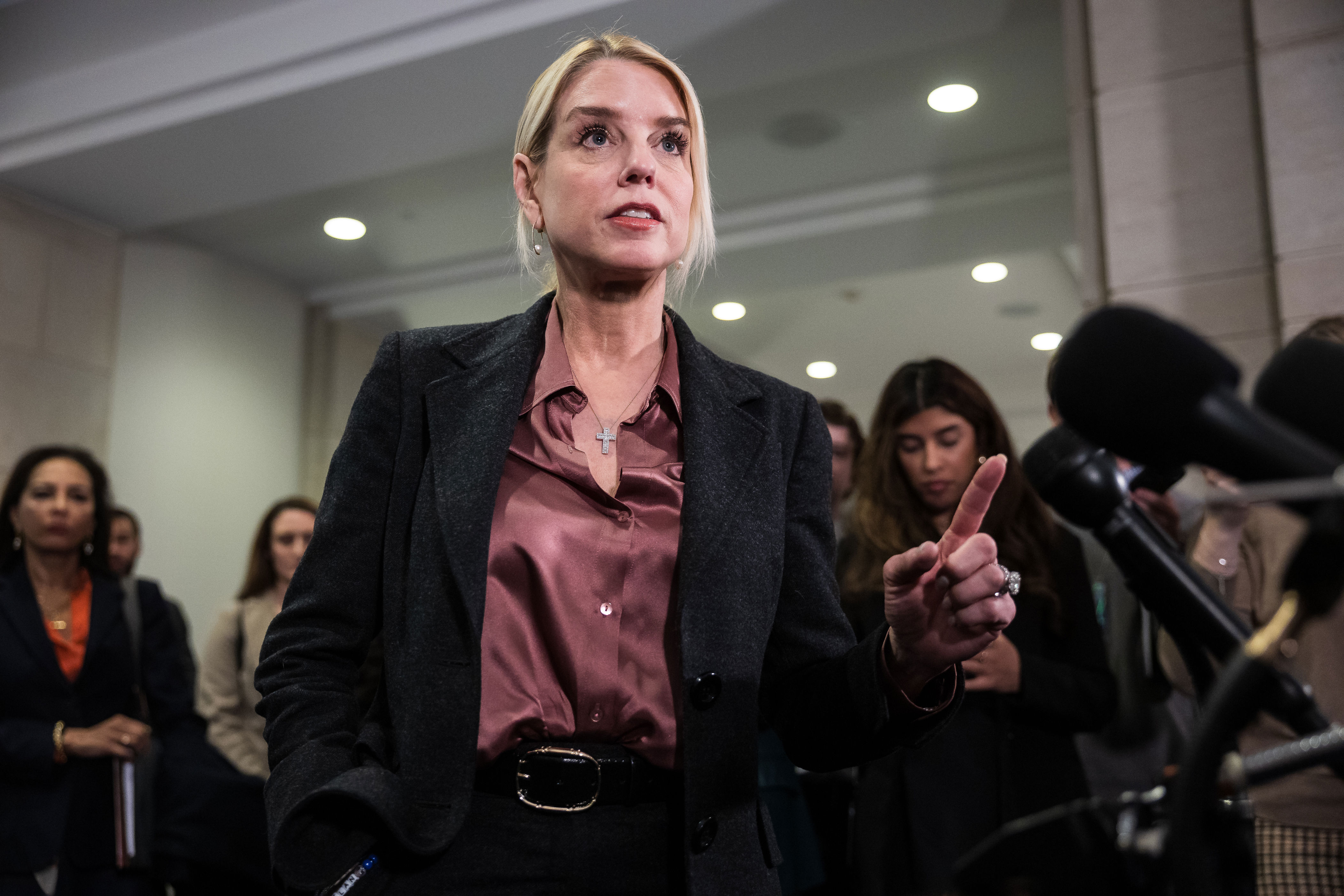 Democrats say Bondi won't commit to testifying in House Epstein ...