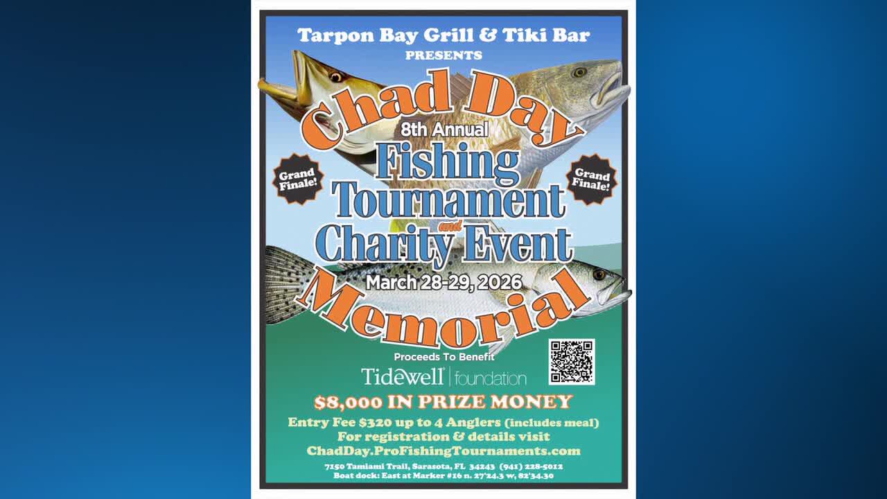8th annual Chad Day Fishing Tournament returns to benefit Tidewell ...