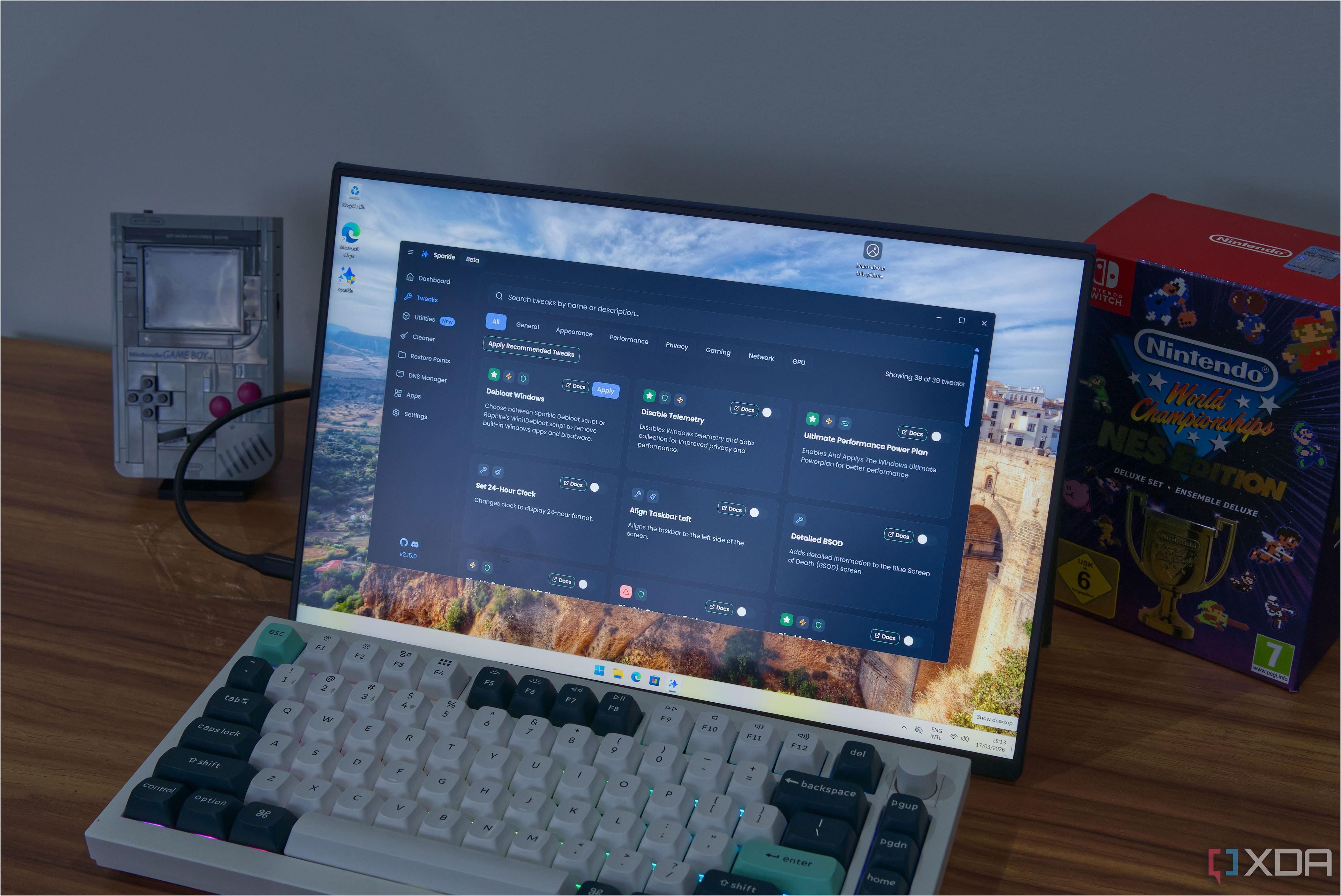 I found a Windows debloating tool that actually lets you undo ...