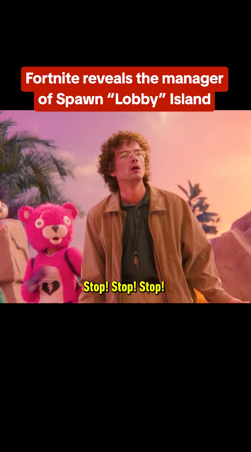 Fortnite reveals the manager of spawn lobby island