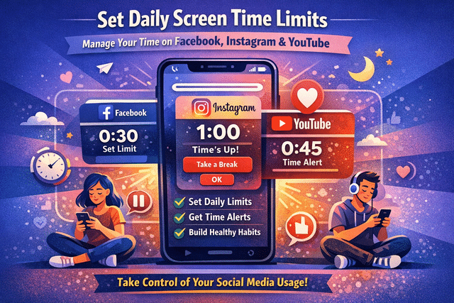 Take control of your screen time: How to set daily limits on Facebook ...