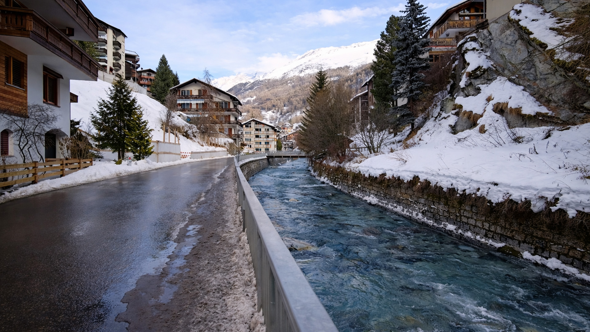 Hai mai visto Zermatt sotto la neve?