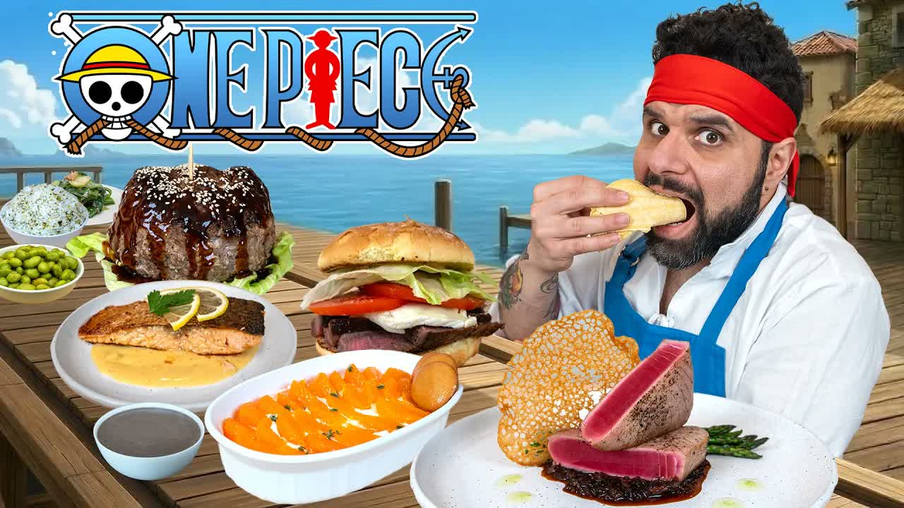 He cooked real food from every region of the One Piece world - starting ...