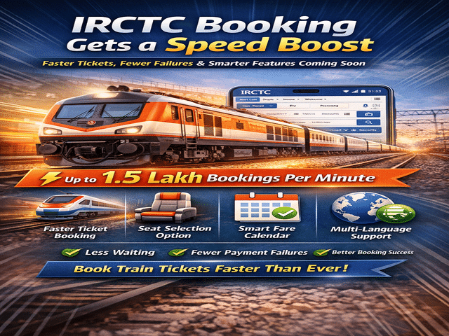 IRCTC booking set for major upgrade: Faster ticketing, fewer failures ...