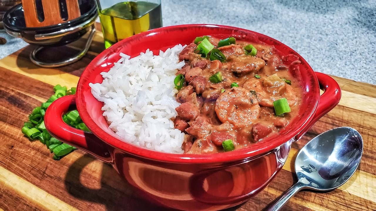 Louisiana red beans and rice