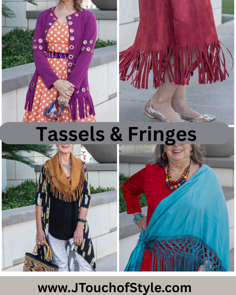 How to wear tassels and fringes in a modern way