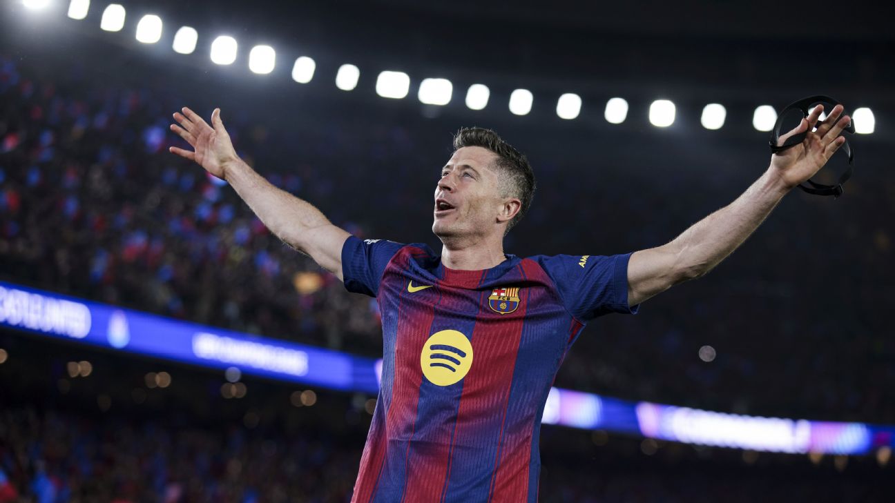 UCL stats: Lewandowski breaks Messi's record with 41, Kane and Salah ...