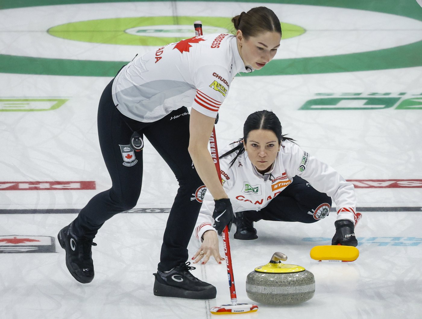 No handshakes: Canada's Einarson protects sprained finger at women's ...