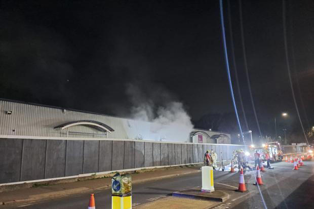'Avoid area' warning after derelict building damaged by two-hour fire ...