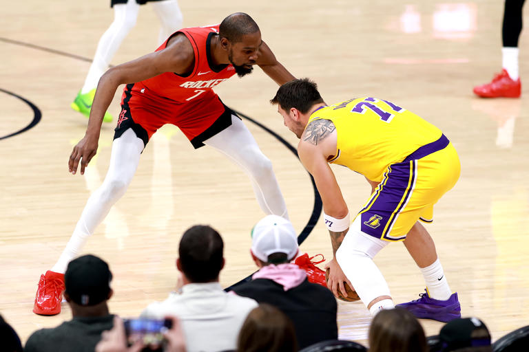 Los Angeles Lakers star Luka Doncic made NBA history in Rockets game
