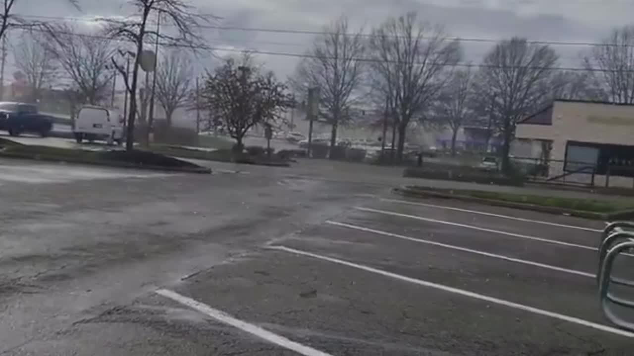 Sudden snow squall brings intense snowfall and strong winds to ...