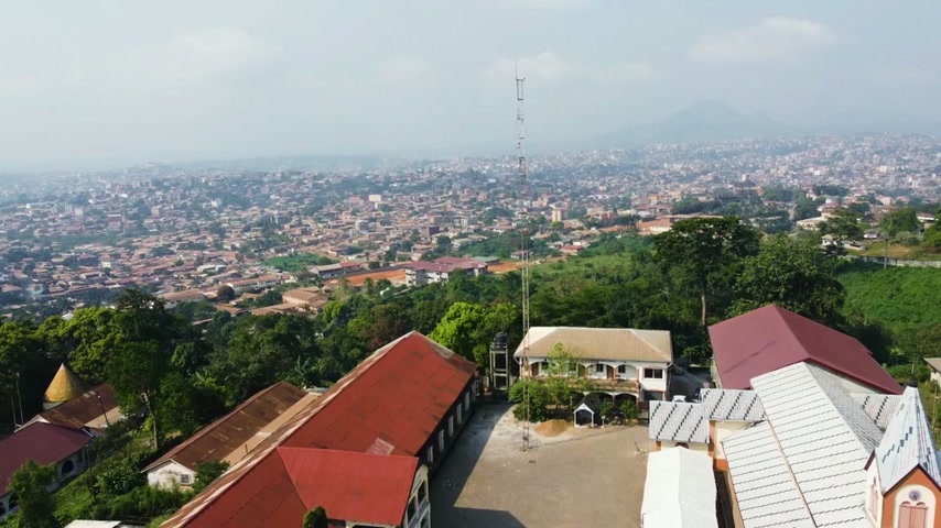 Yaoundé, Cameroon: Drone views of the "City of Seven Hills"