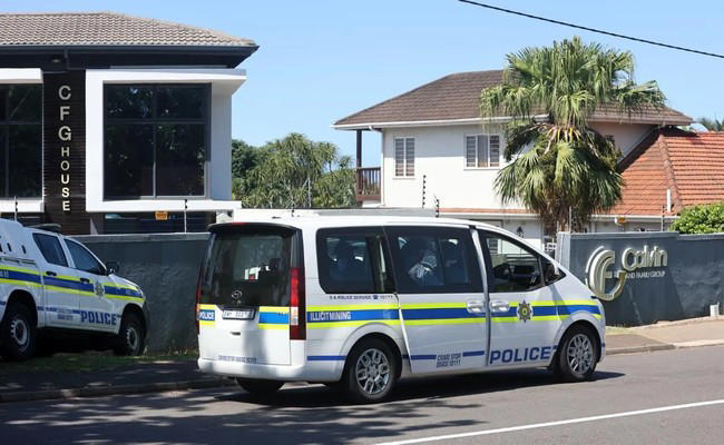 In pics: SAPS tactical unit raids Calvin Mathibeli’s Durban North ...