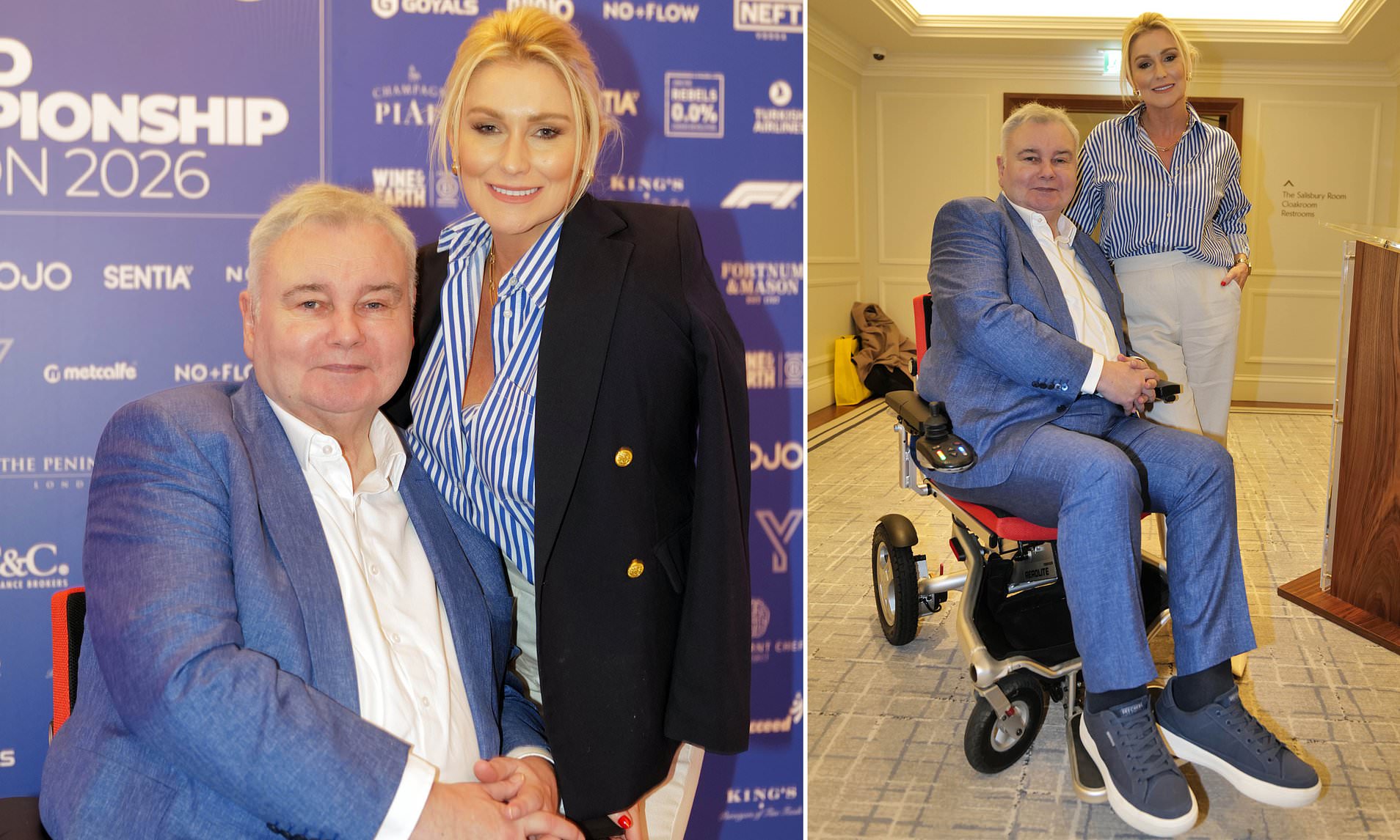 Eamonn Holmes, 66, makes a rare appearance with girlfriend Katie ...