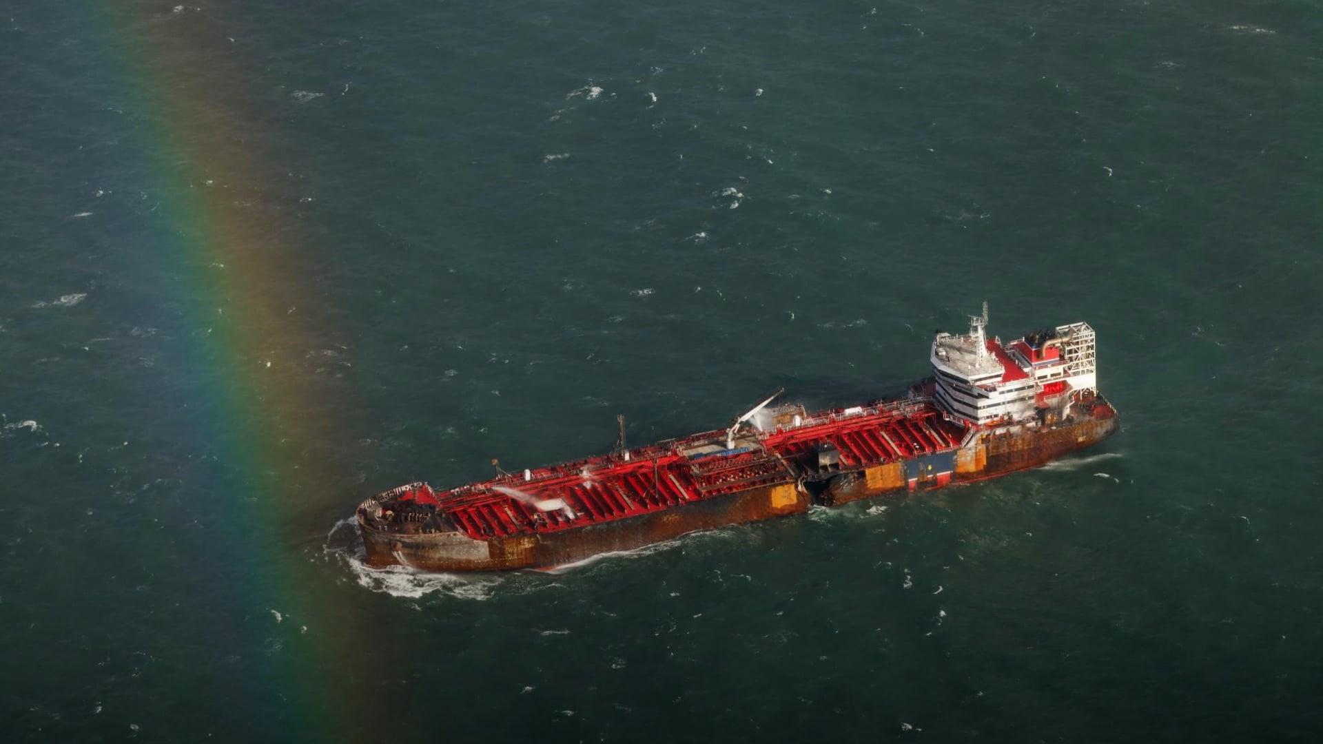 Russian tanker drifting in Mediterranean may explode, EU warns
