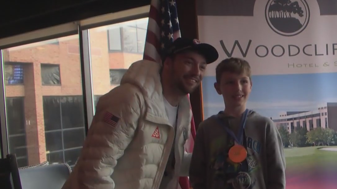 Pittsford's Chris Lillis celebrates Olympic win with locals