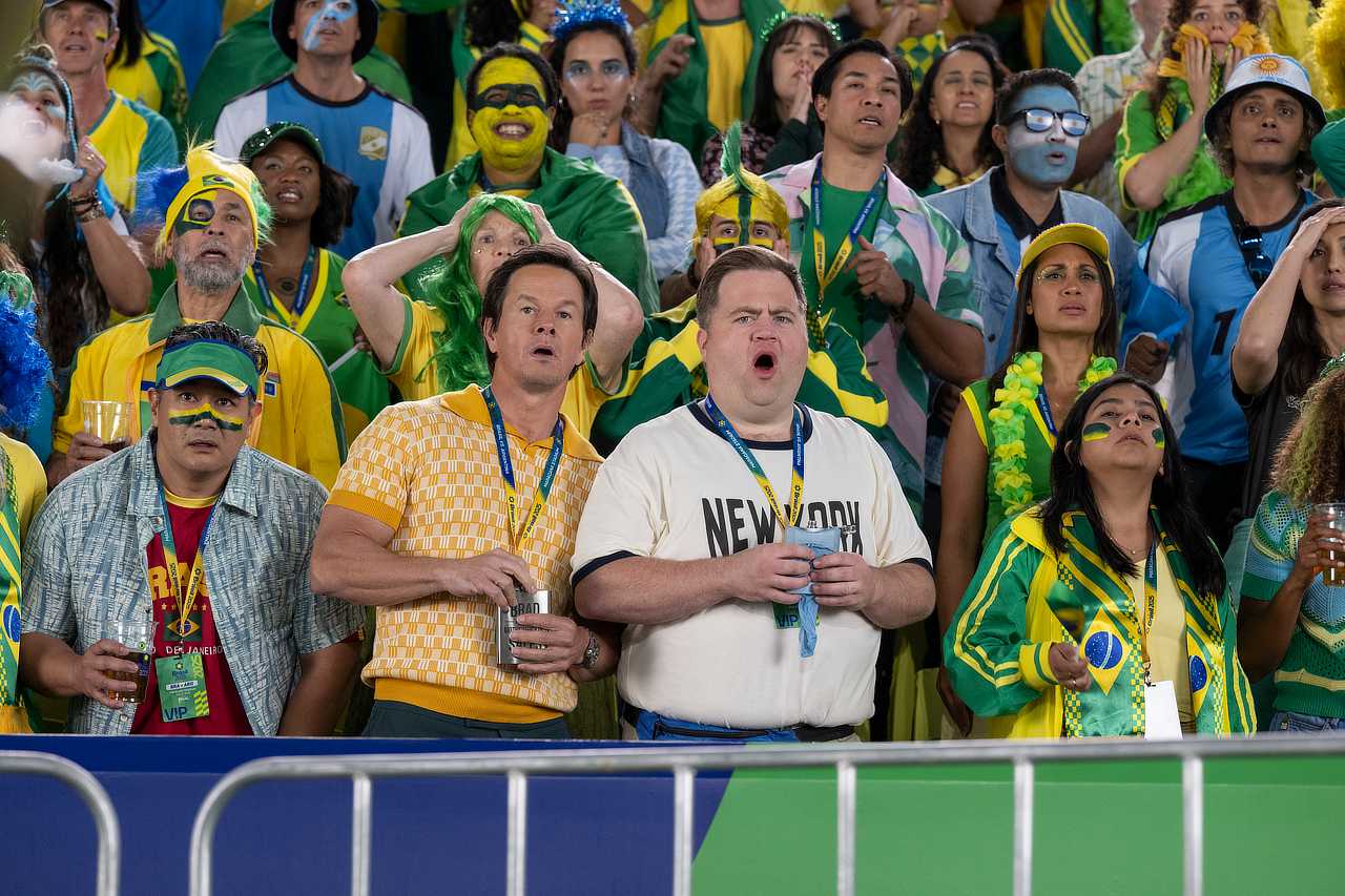 Balls up trailer featuring Mark Wahlberg and Paul Walter Hauser