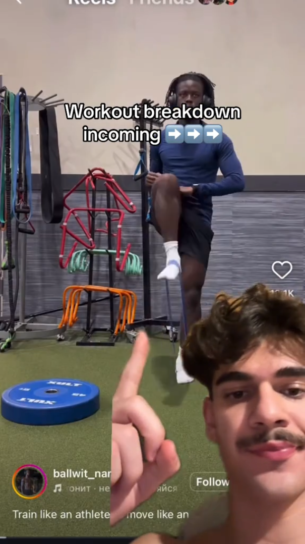 Elite athlete workout inspiration featuring Nana Boateng training style