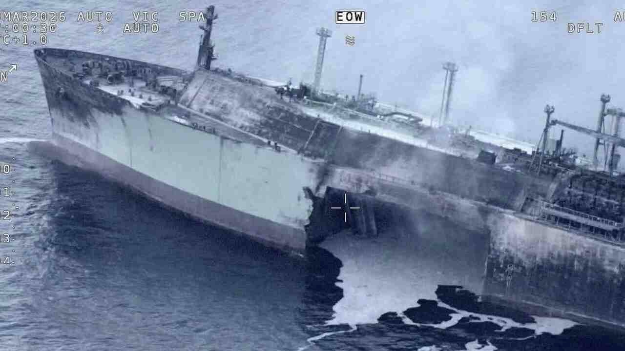 Russian ship destroyed by drone strike raises risk of environmental ...