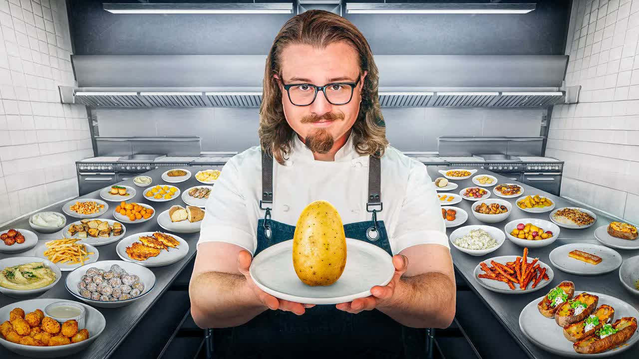 One ingredient 43 techniques - The potato experiment