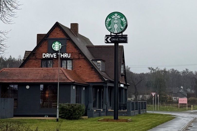 Starbucks told to remove towering 9m sign from new Yorkshire drive-thru ...
