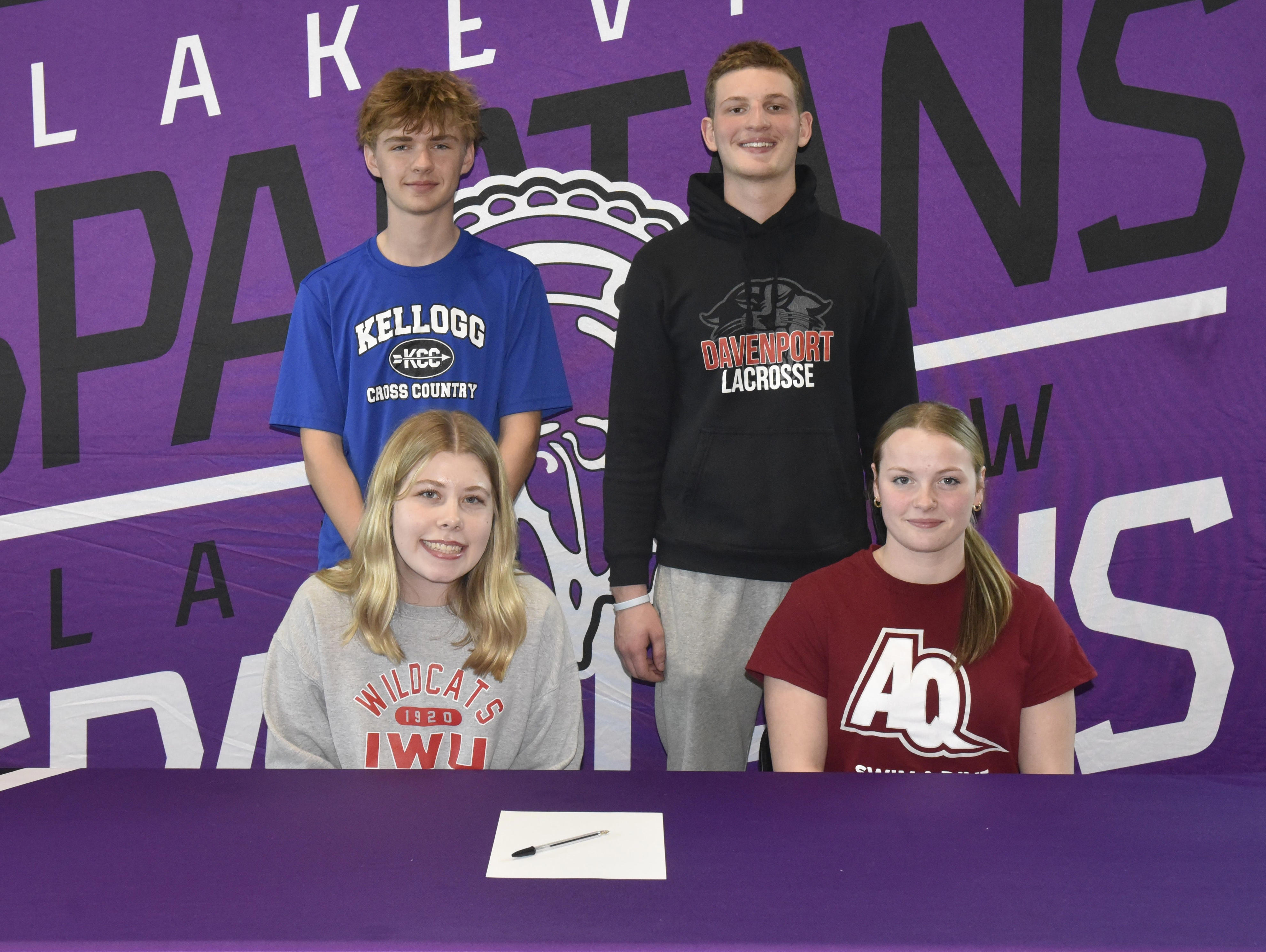 Four Spartans are celebrated at Lakeview's signing day. Where are they ...