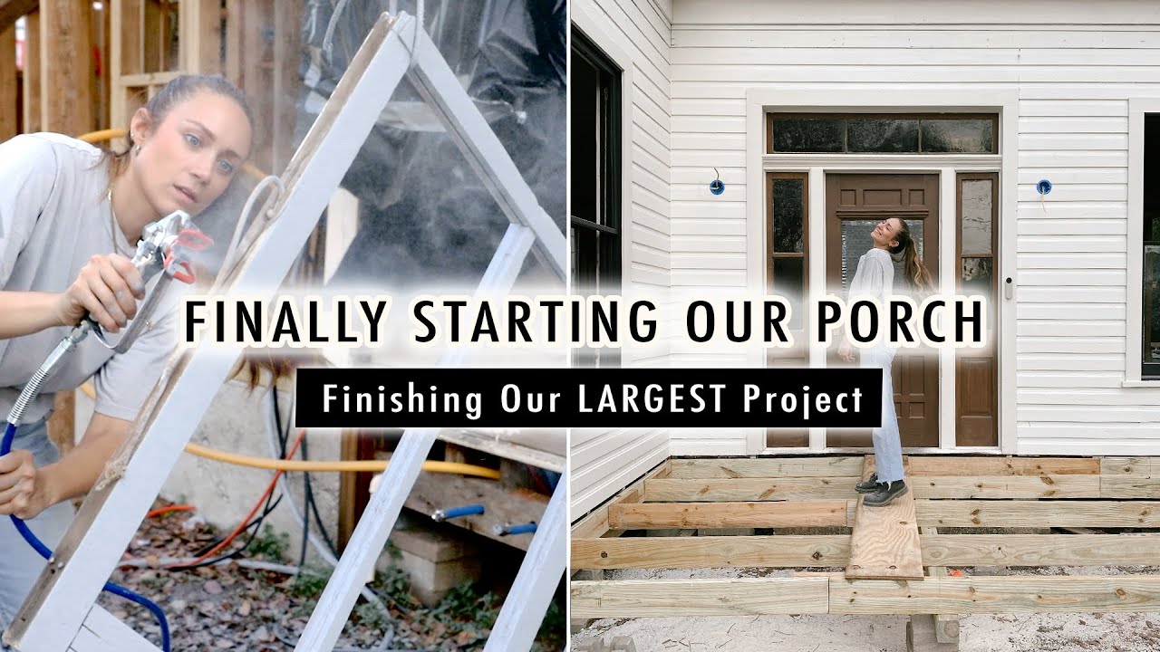Starting our front porch and finishing our largest renovation project