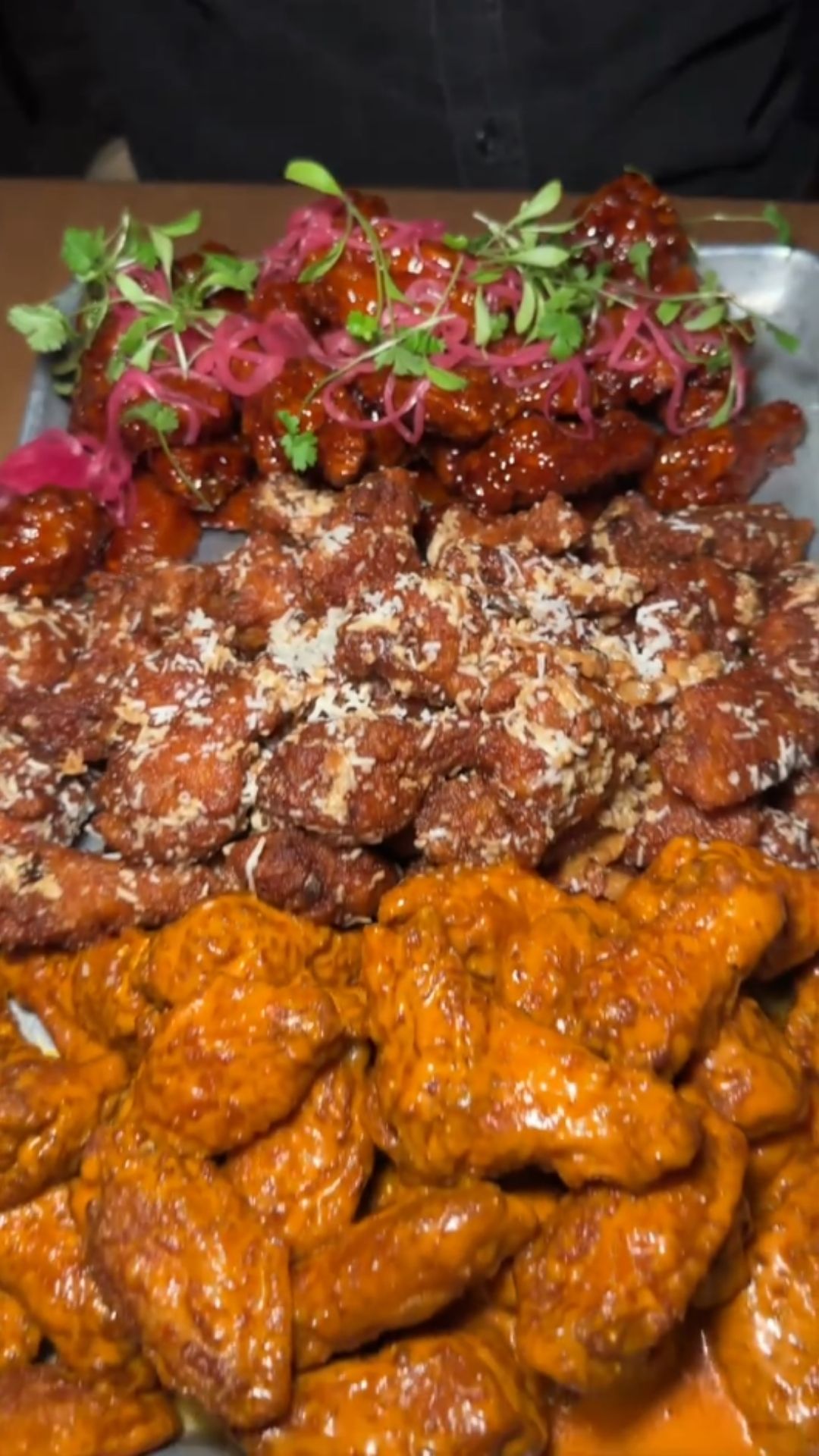 The ultimate game day wing platter