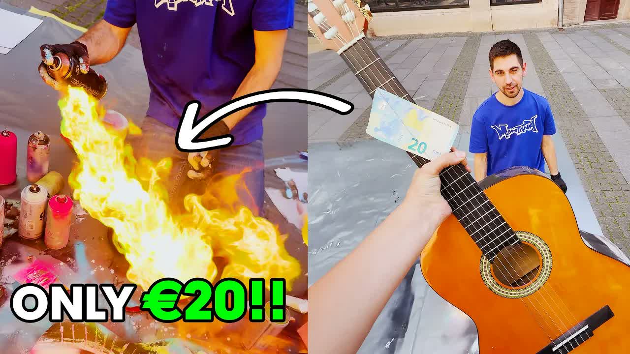 Only 20 euros for this? Street artists turn objects into masterpieces