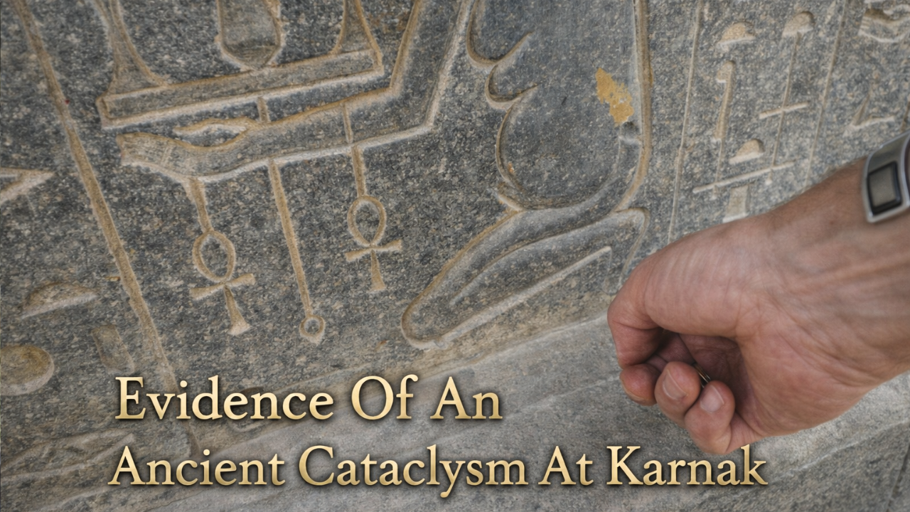 Evidence of an ancient cataclysm at Karnak Temple in Egypt