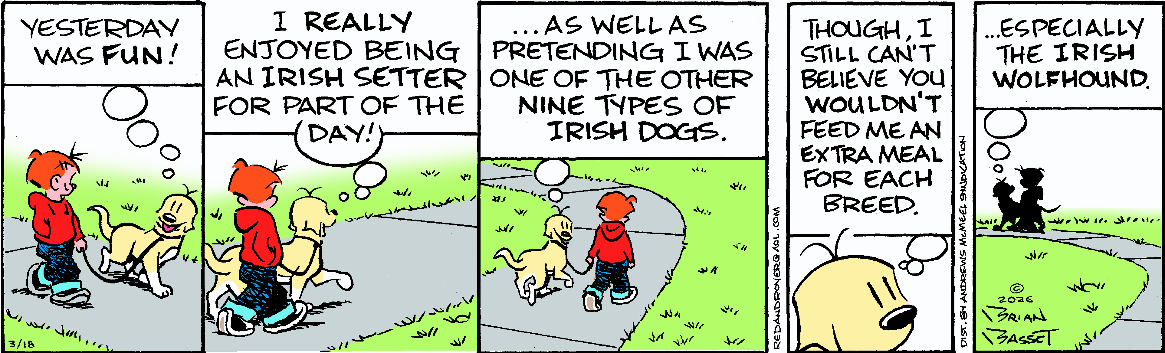 Red and Rover by Brian Basset