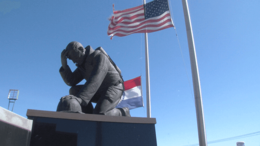Kingdom City firefighter memorial was dedicated in 2002, with a direct ...