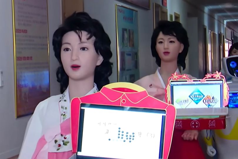 Creepy robot helps Kim Jong-un secure 99% of vote in sham North Korea ...