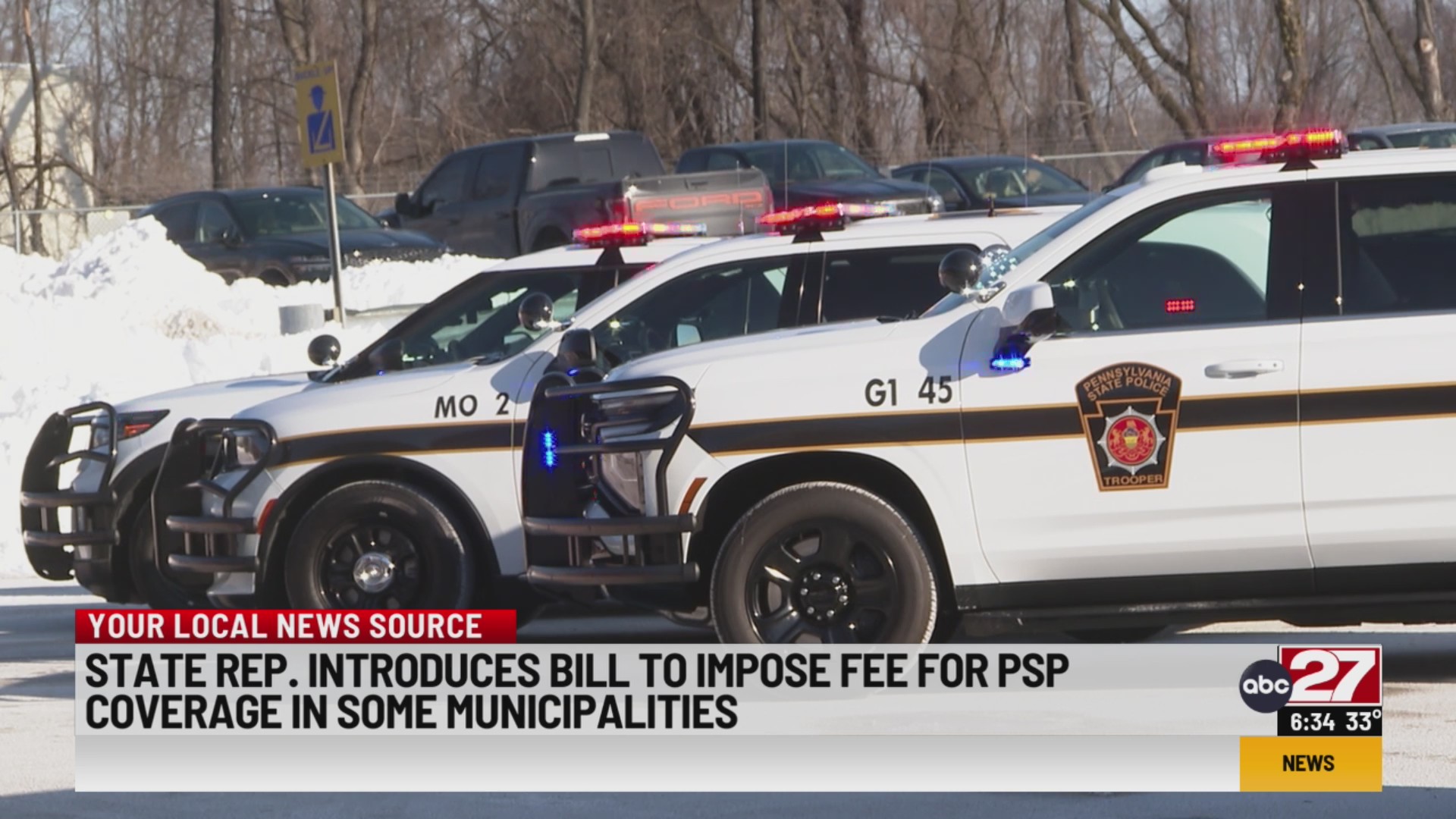 State rep. introduces bill to impose fee for State Police coverage in ...