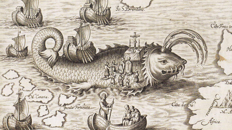 When medieval mapmakers filled the unknown world with monsters