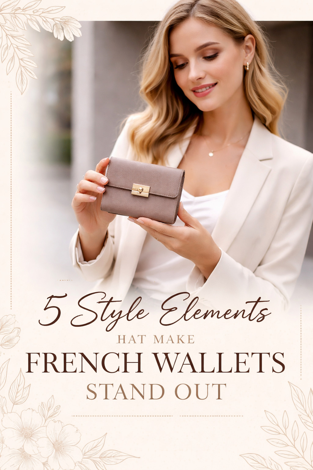 5 style elements that make French wallets stand out