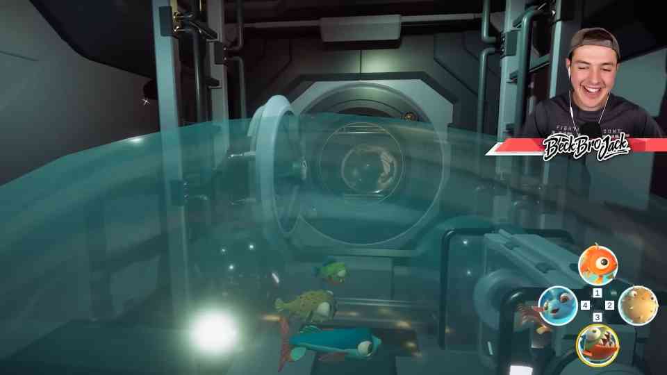 I became a fish to escape space!