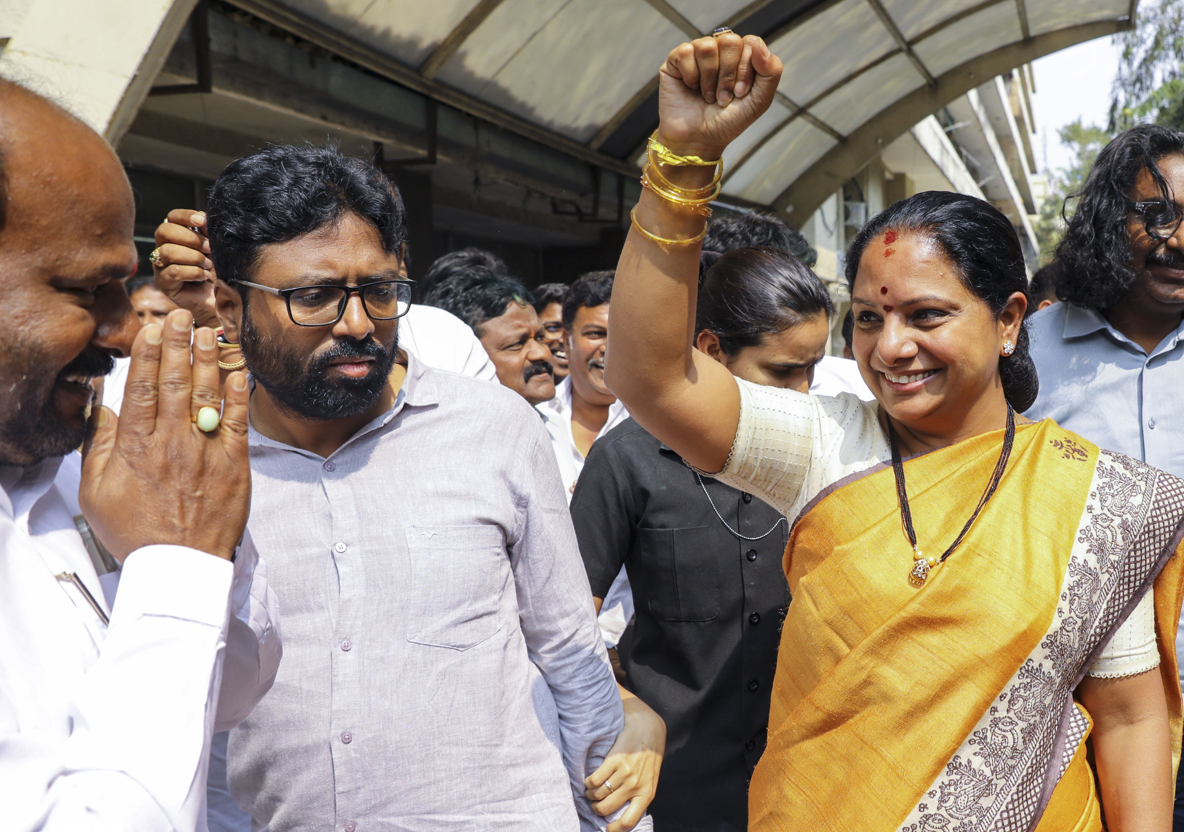 My fight would be with 'Daddy, Modi, Chinna Modi', says Kavitha