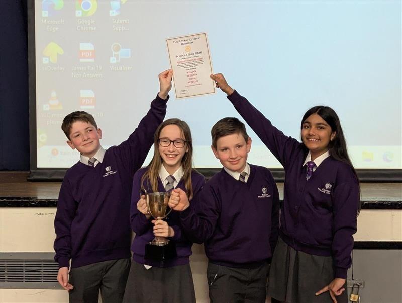 Local pupils shine at Rotary Schools’ Quiz 2026