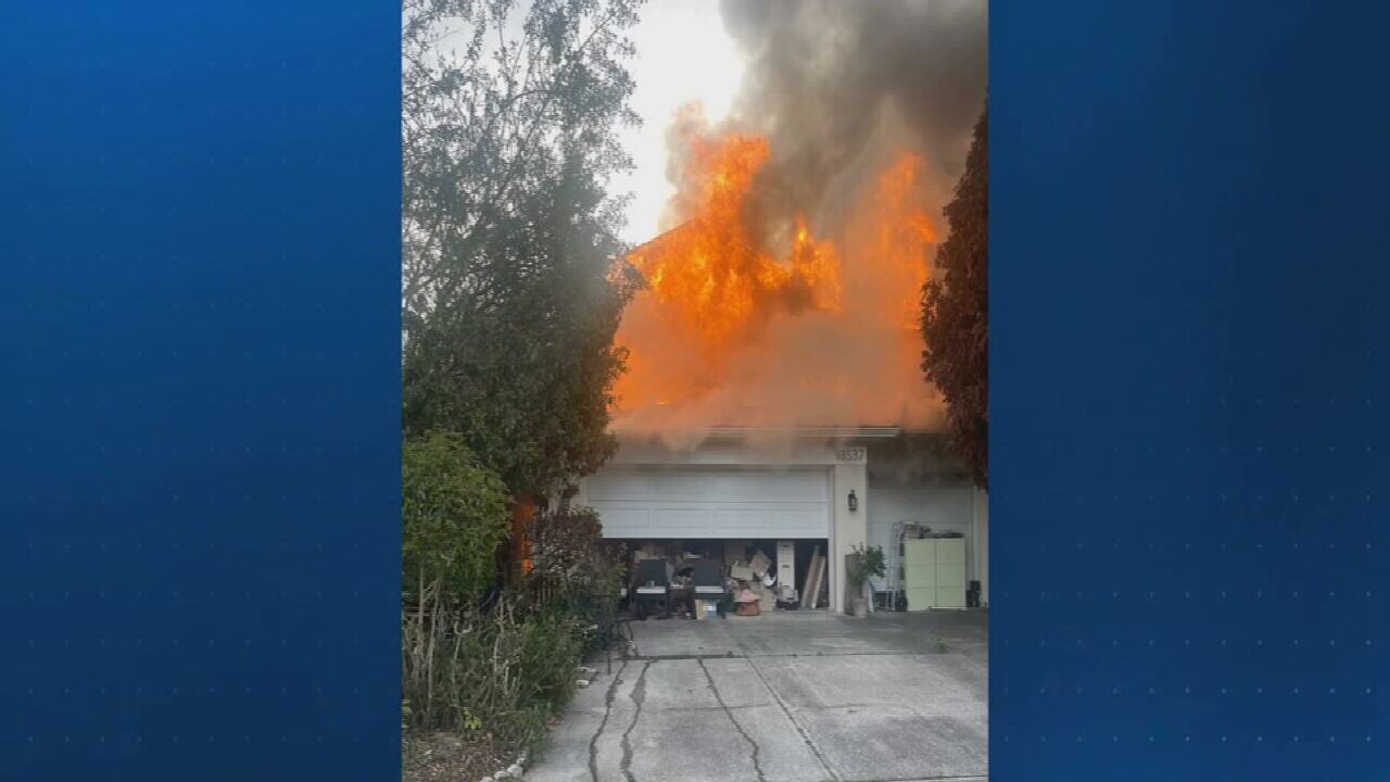 Morning fire destroys home in south Orange County