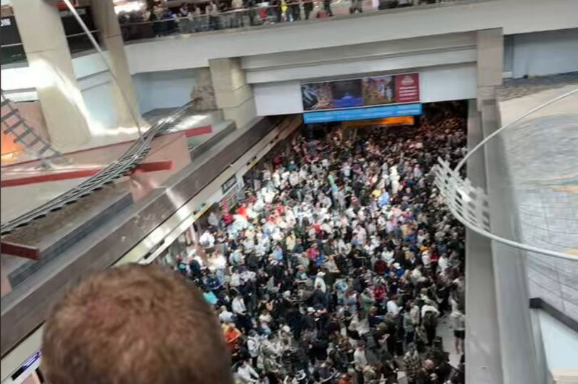 Denver airport power outage in one insane photo amid flight chaos - 'We ...