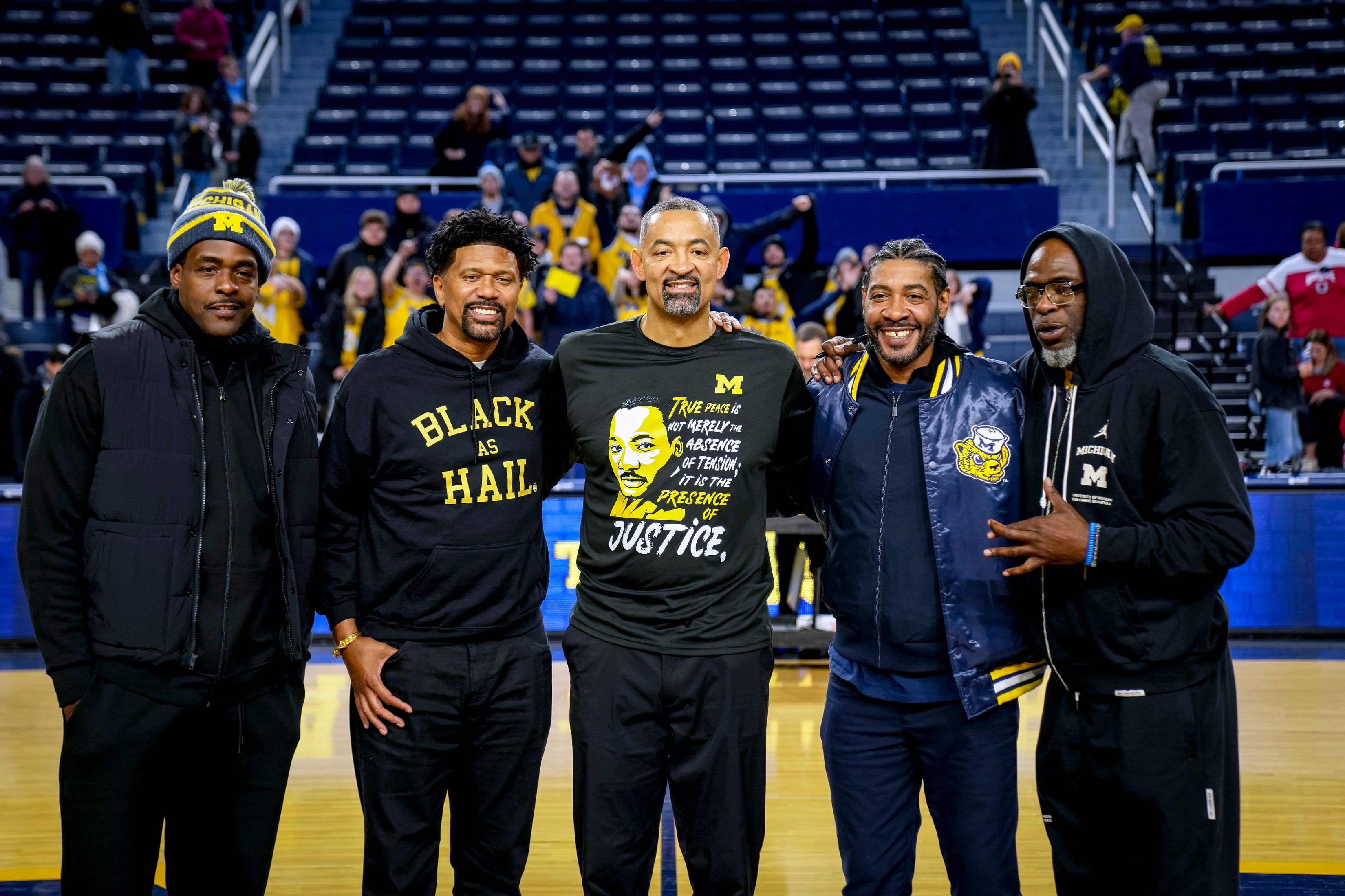 'Fab Five' reunite to watch Michigan in Final Four, host alt broadcast
