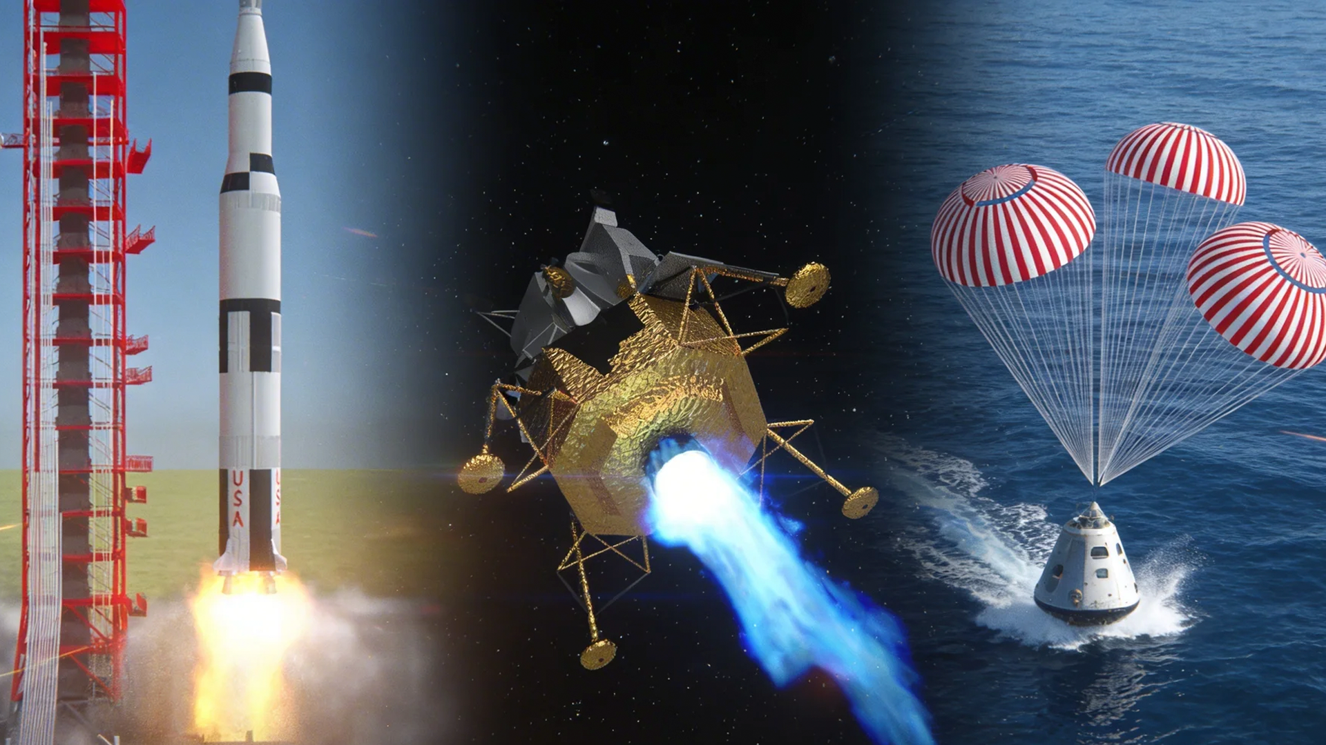 How the Apollo spacecraft launched to the moon