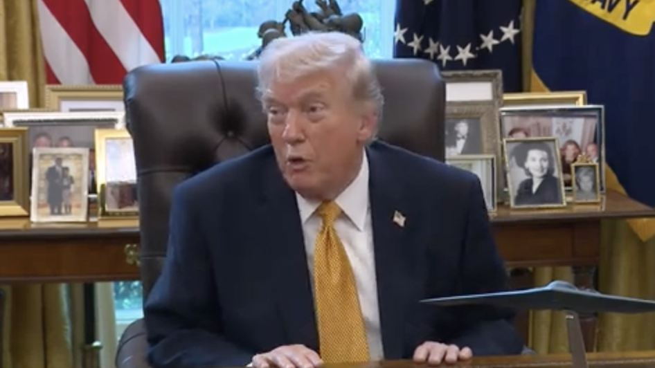 ‘It was Barack Obama’: Trump shrinks in his chair, blames former ...