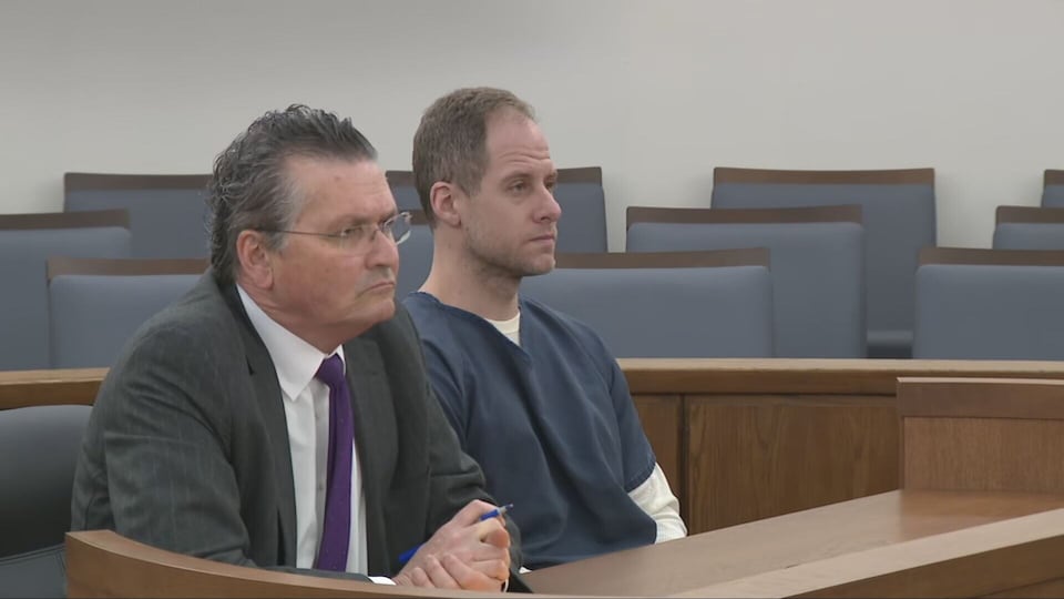 Caleb Flynn arraigned on charges connected to his wife's murder ...