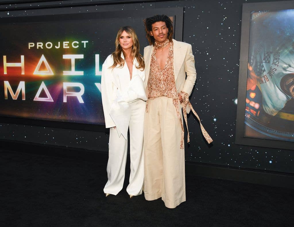Heidi Klum and Seal's towering model son Henry, 20, steals the show on ...